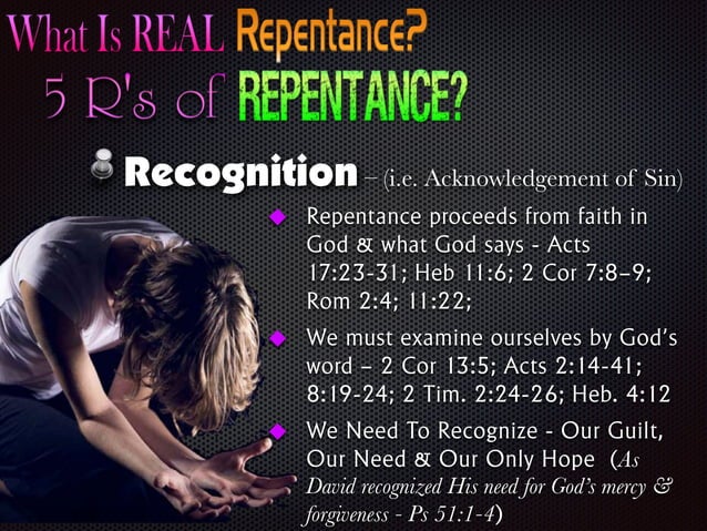 What Is Real, True, Genuine Repentance? | PDF