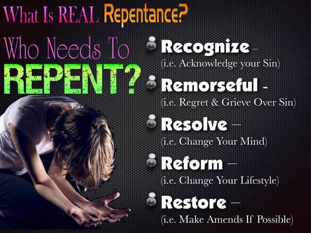 What Is Real, True, Genuine Repentance? | PDF