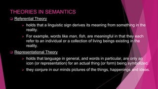 Semantics [Report in Language Study] | PPTX