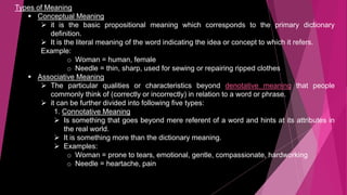 Semantics [Report in Language Study] | PPTX