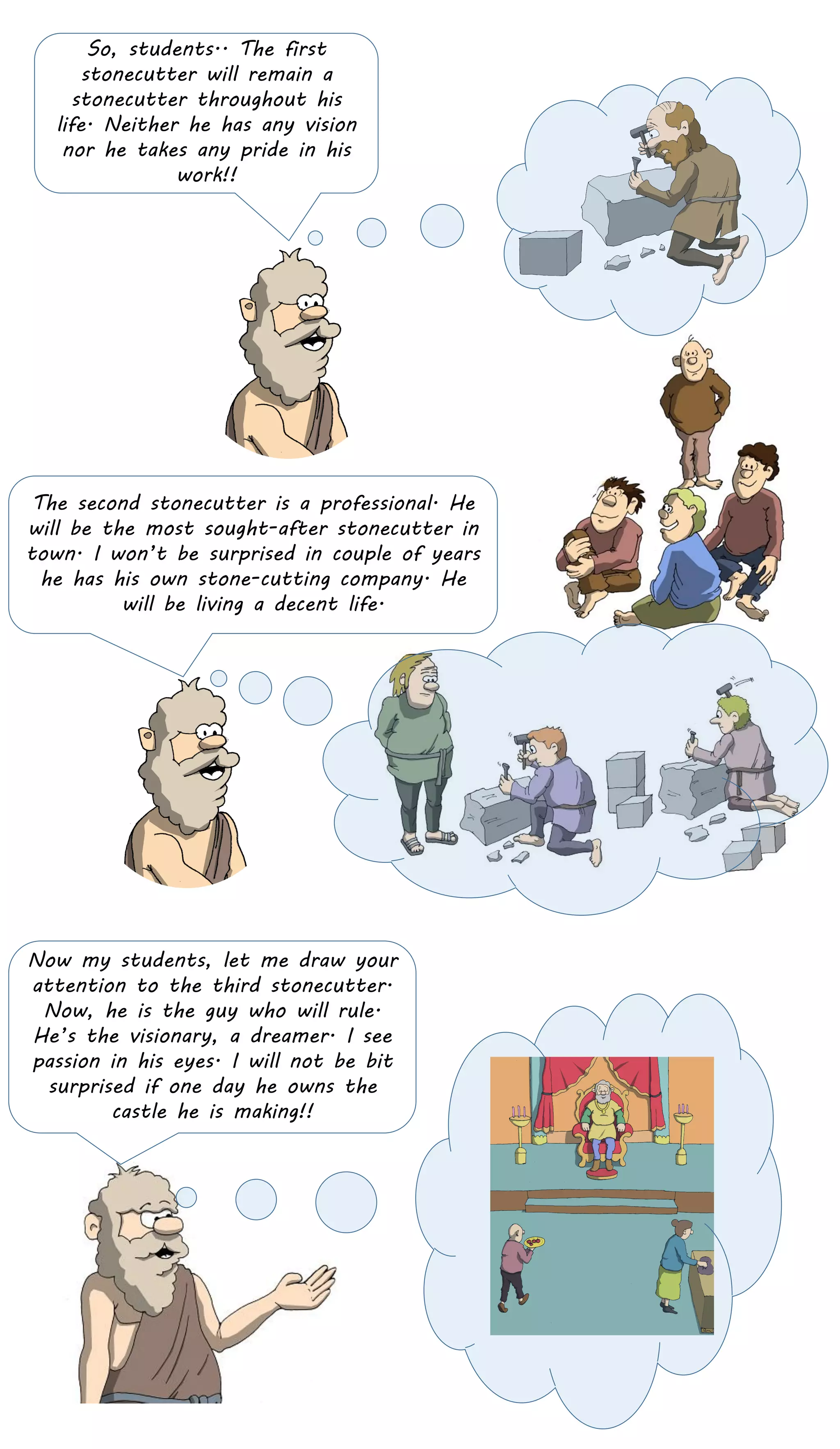 Real Story of Three Stone Cutters - A Pragmatic Approach to Success!! | PDF