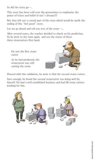Real Story of Three Stone Cutters - A Pragmatic Approach to Success!! | PDF
