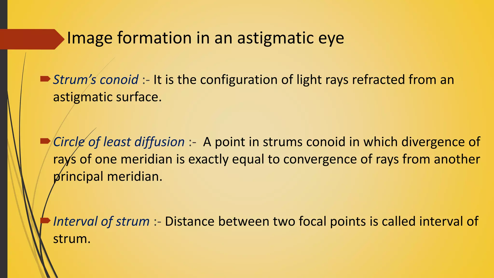 Real subjective refraction in astigmatism | PPTX