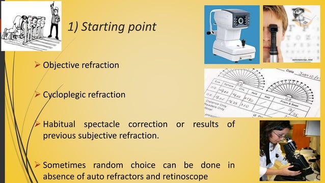Real subjective refraction in astigmatism | PPTX