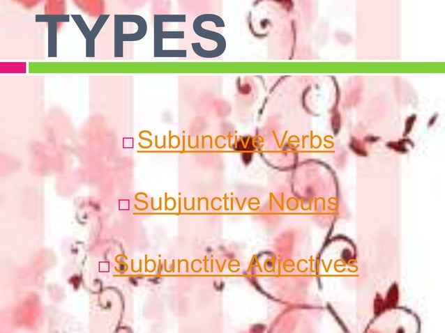 Real Subjunctive | PPTX