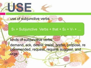 Real Subjunctive | PPTX