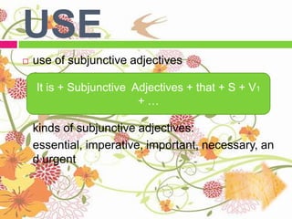 Real Subjunctive | PPTX