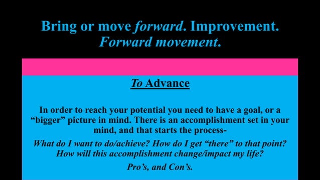 Real talk reaching your potential | PPTX