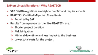 SAP Migrations made easy | PPTX | Operating Systems | Computer Software and Applications