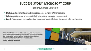 Realtech automate sap changement without sol man_05042021 | PPT