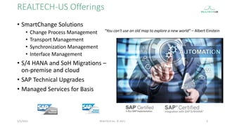 Realtech automate sap changement without sol man_05042021 | PPTX