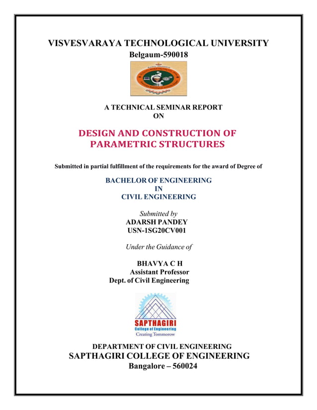 design and construction of parametric structures | PDF | 3-D Graphics | Computer Software and ...