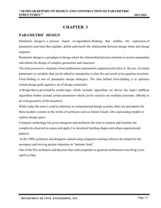 design and construction of parametric structures | PDF