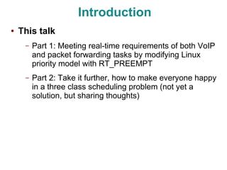 Solving Real-Time Scheduling Problems With RT_PREEMPT and Deadline-Based Scheduler | PDF ...