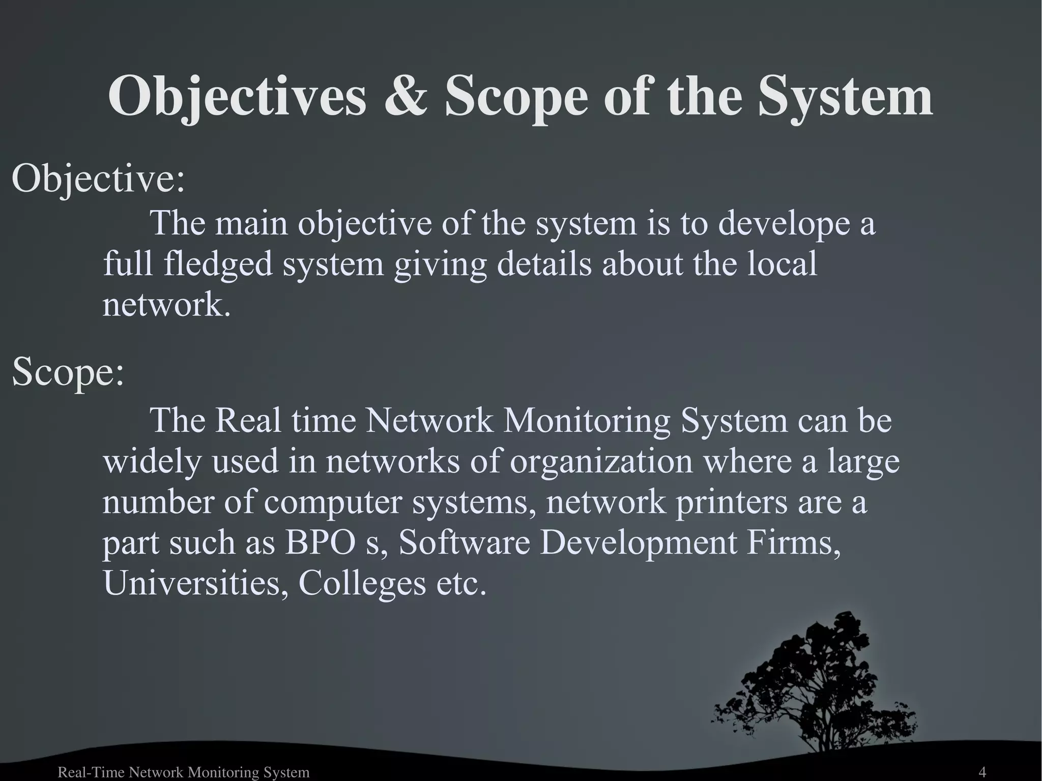 Real Time Network Monitoring System | ODP