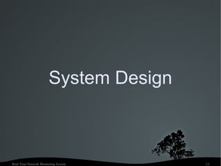 Real Time Network Monitoring System | ODP