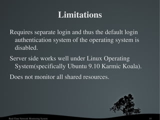 Real Time Network Monitoring System | ODP