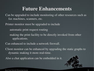 Real Time Network Monitoring System | ODP
