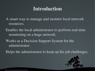 Real Time Network Monitoring System | ODP