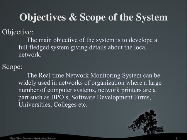 Real Time Network Monitoring System | ODP
