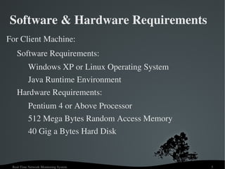 Real Time Network Monitoring System | ODP