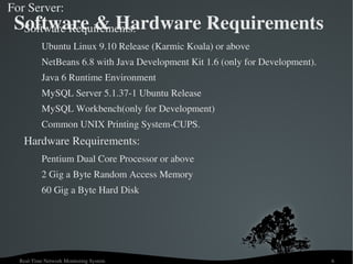 Real Time Network Monitoring System | ODP