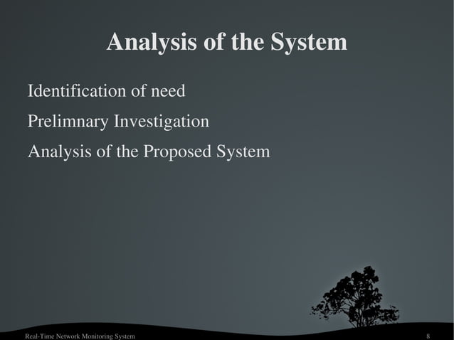 Real Time Network Monitoring System | ODP