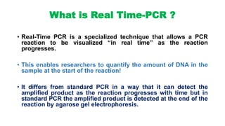 Real Time PCR | PPTX