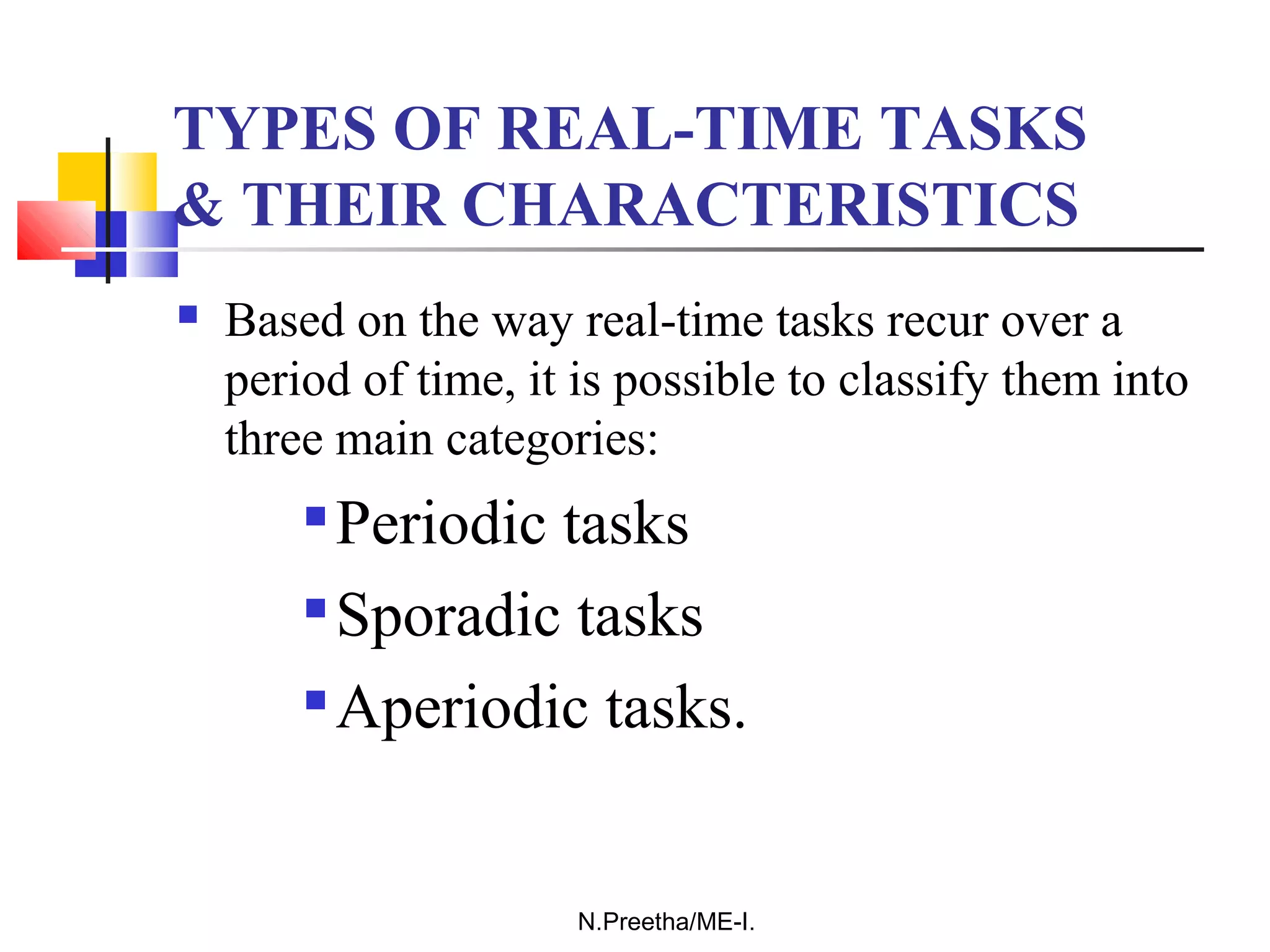 Real time scheduling - basic concepts | PPT Real time scheduling - basic concepts | PPT