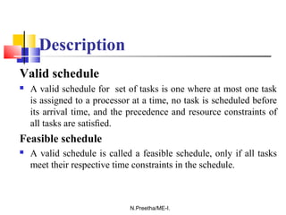 Real time scheduling - basic concepts | PPT