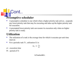 Real time scheduling - basic concepts | PPT