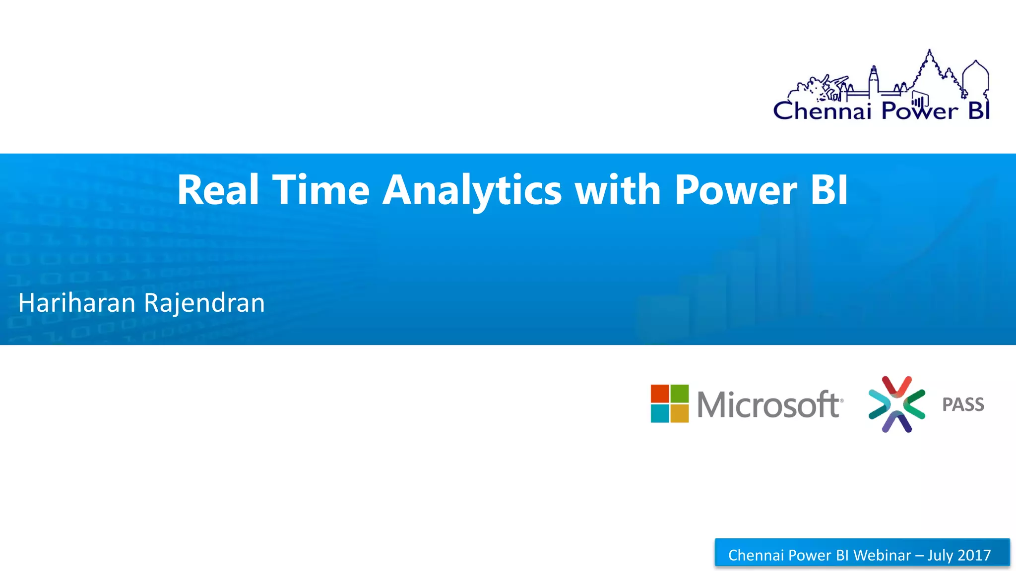 Real time analytics with Power BI | PDF