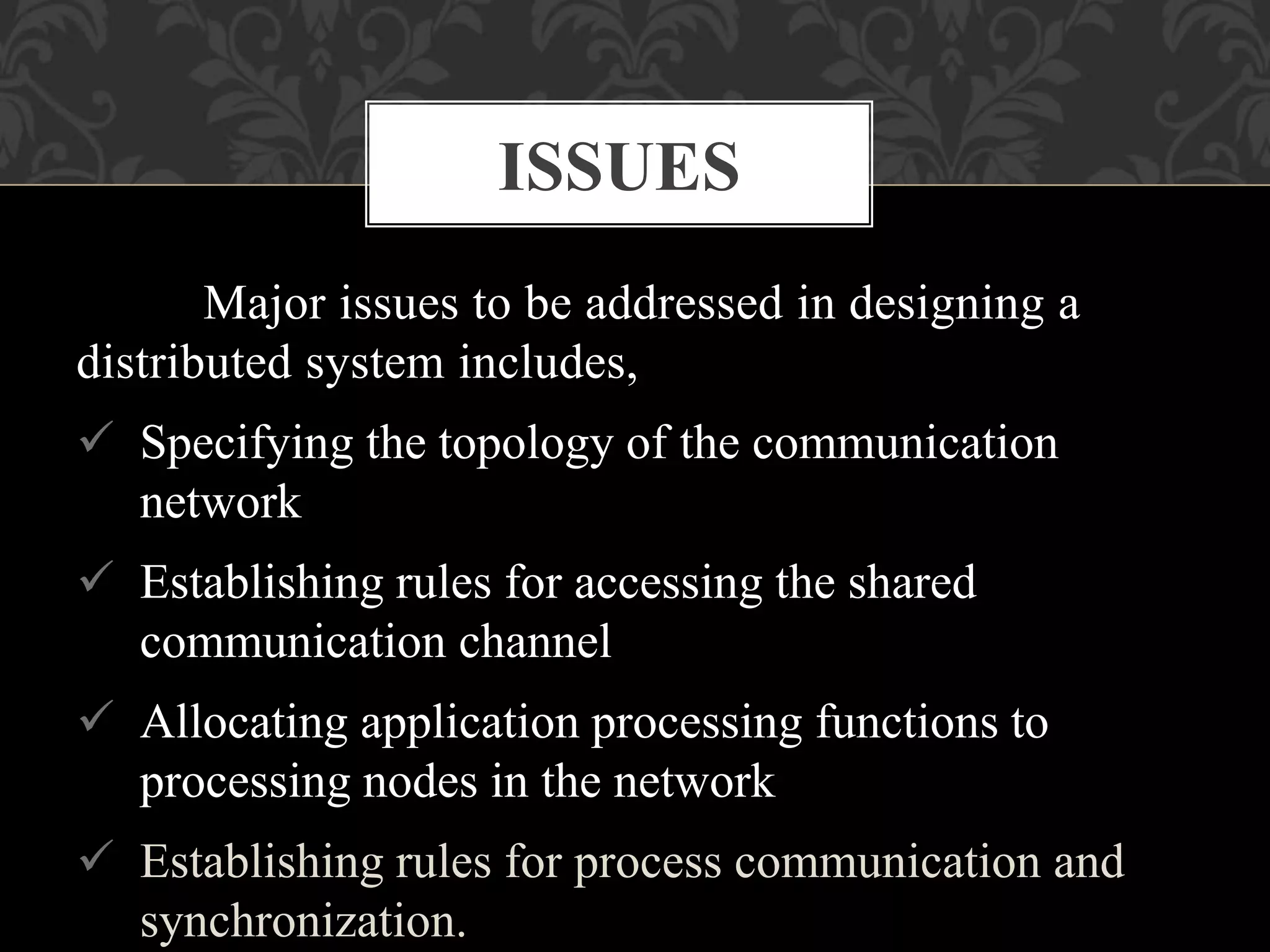 Real time and distributed design | PPTX