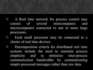 Real time and distributed design | PPTX