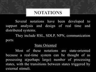 Real time and distributed design | PPTX