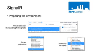Real-time web applications using SharePoint, SignalR and Azure Service Bus | PPTX | Internet ...