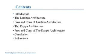 Real time architecture big data | PPTX