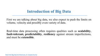 Real time architecture big data | PPTX