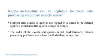 Real time architecture big data | PPTX
