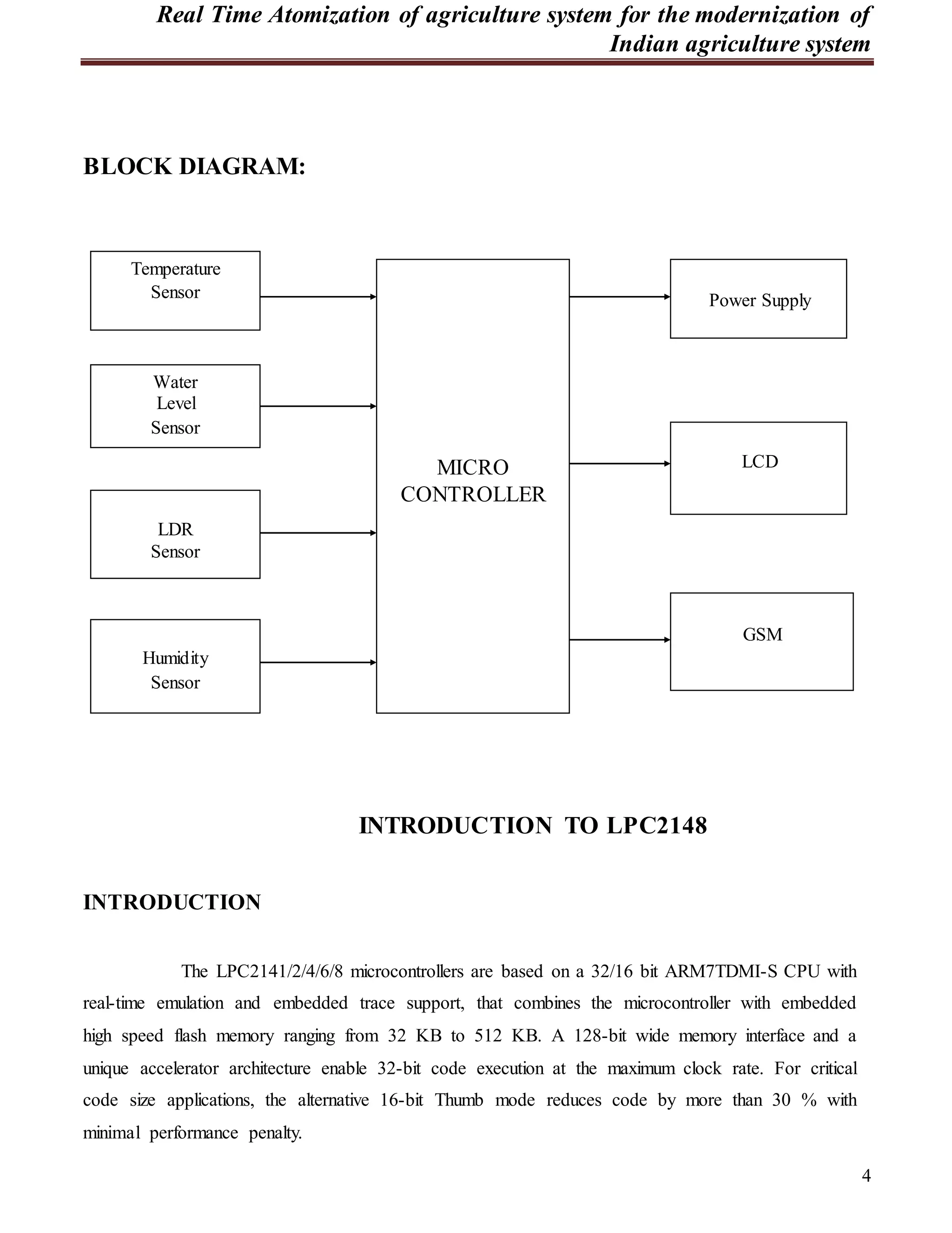 Real time atomization of agriculture system for the modernization of ...