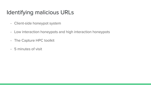 Real time classification of malicious urls.pptx 2 | PPT