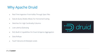 Realtime classroom analytics powered by apache druid | PPTX