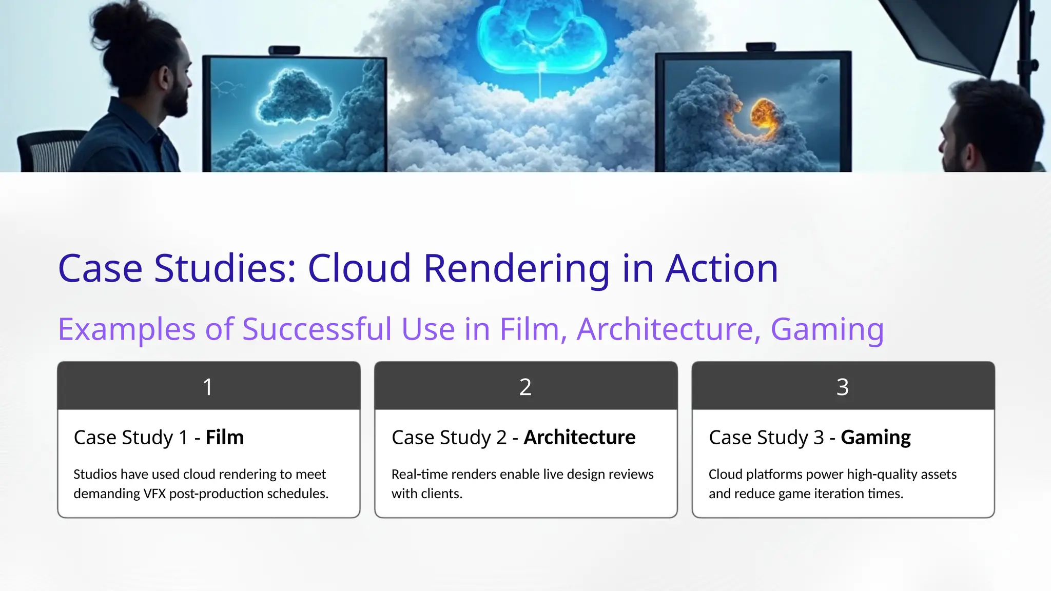 Real‑Time & Cloud‑Based 3D Rendering: The Future of Studio Services | PPTX