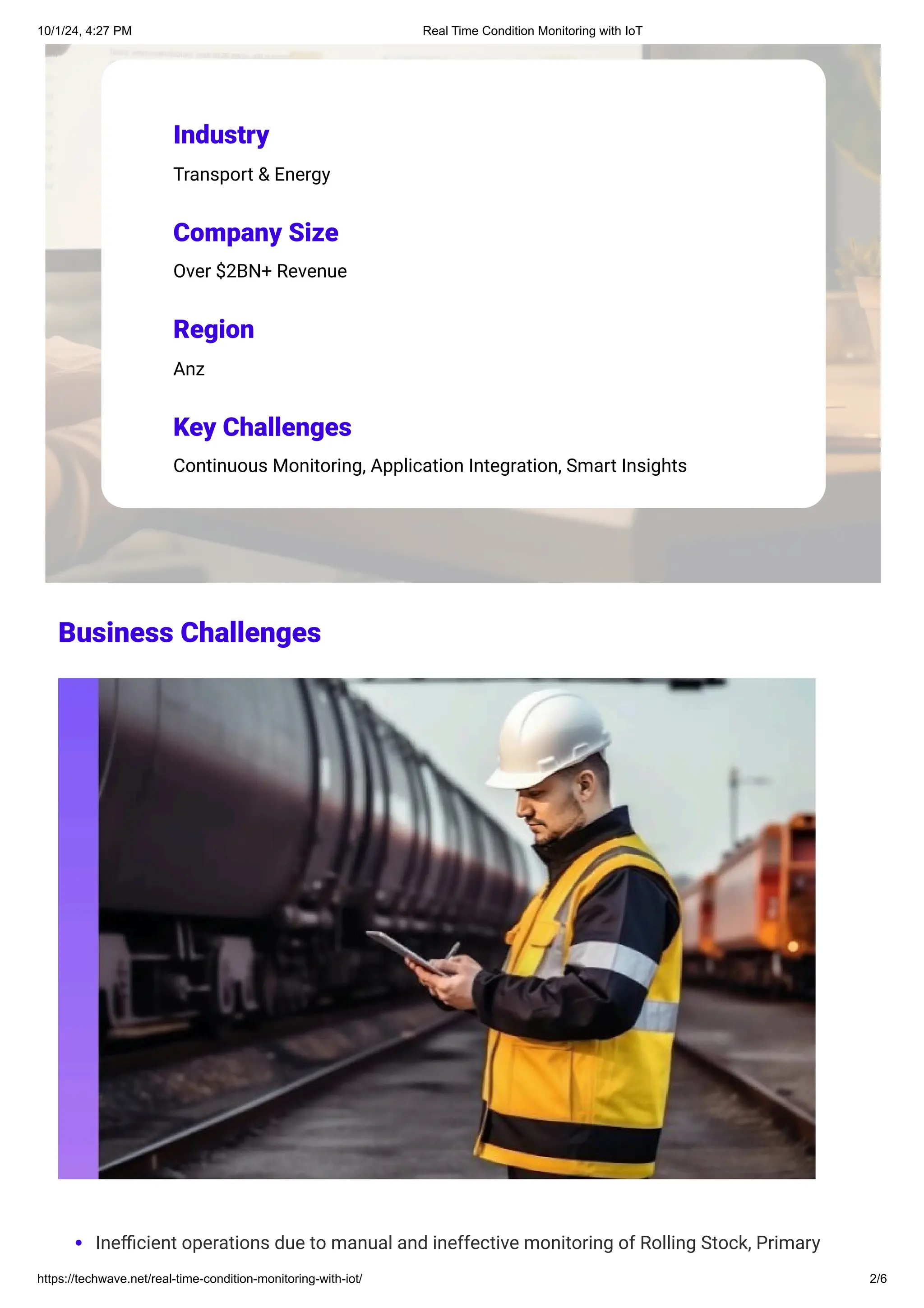 Real Time Condition Monitoring With Iotpdf Free Download