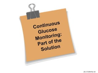 Real time continuous glucose monitoring | PDF