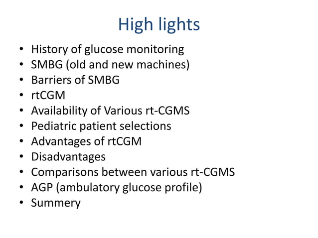 Real time continuous glucose monitoring | PDF