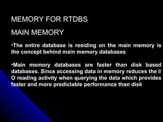 Real time database | PPT