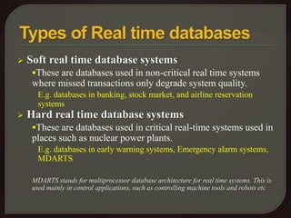 Real time databases | PPT