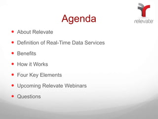 Real time data services | PPTX