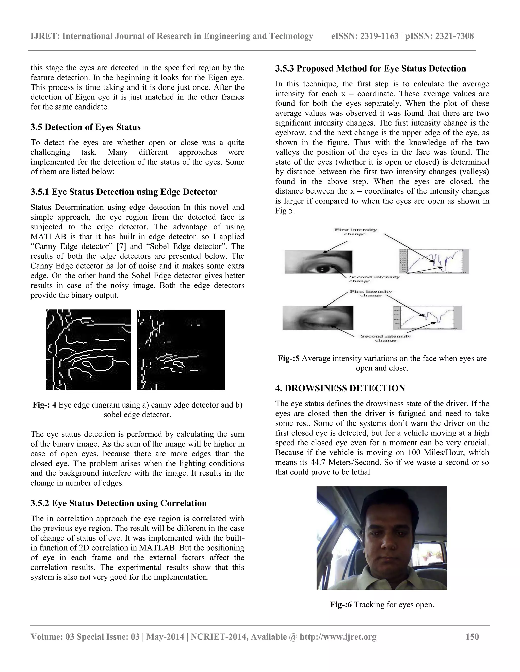 Real Time Detecting Drivers Drowsiness Using Computer Vision Pdf